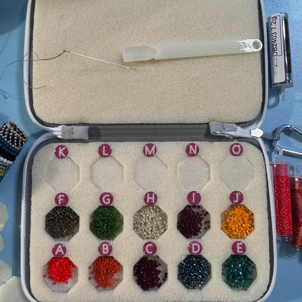 Beading Mat Tray Organizer Separator for Beading Patterns With 10 Bead ...