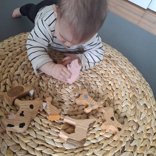 Wooden Nature Playset: Montessori Small World Play - Etsy