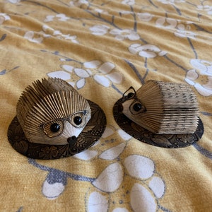 Small Vintage Paper Book Hedgehog - Etsy UK