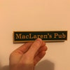 Maclaren’s Pub Sign - 3D Printed How I Met Your Mother Decor, Geeky ...