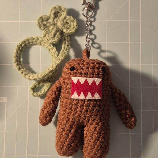 Crochet 2000s Do-mo Keychain (made to Order) - Etsy