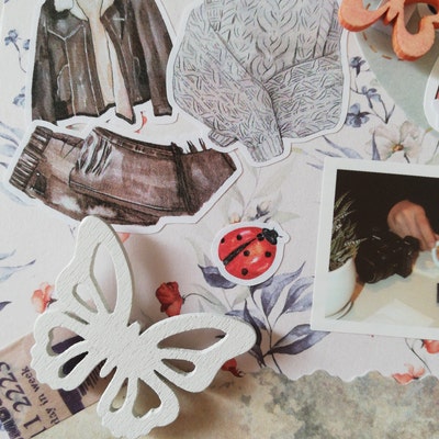 Animals Silhouettes Forest Sticker Set Stickers Animals Journal ...