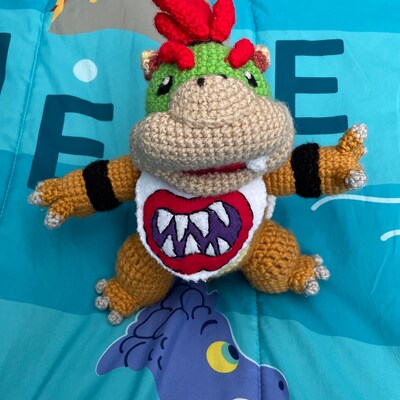 Bowser Jr Crochet Pattern Amigurumi PDF ENGLISH Instructions Only - Etsy