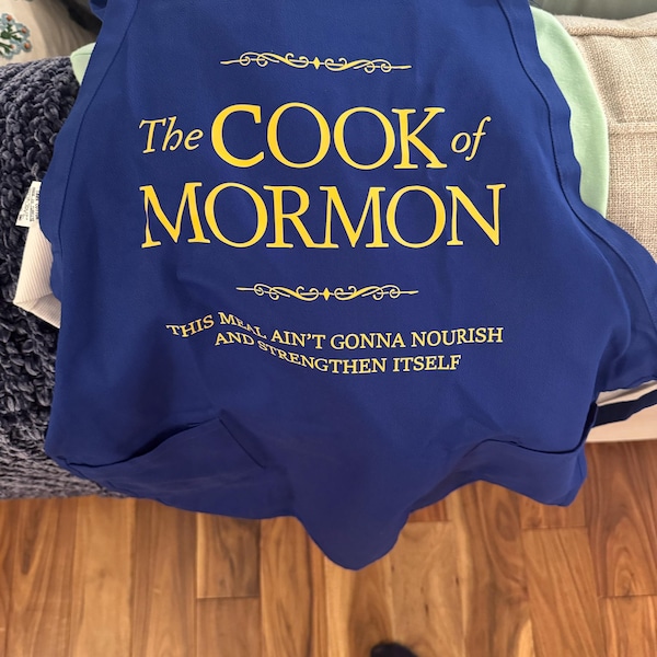 Cook of Mormon Apron: LDS Baking Gift - Etsy