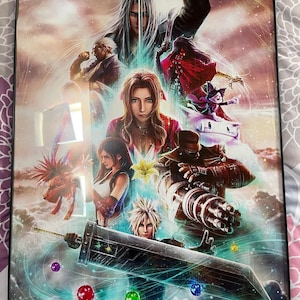 Final Fantasy VII Remake Limited Edition Fine Art Print FF7 Poster FF7 ...