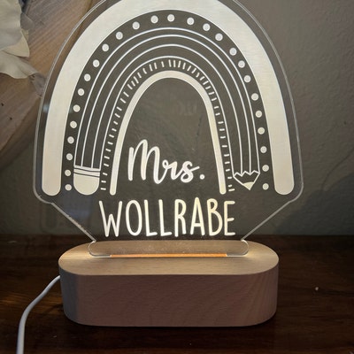 Custom Heart Led Light Personalized Valentines Gift Light up Sign Logo ...