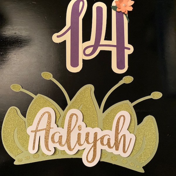 Fairy Tale Frog Bayou Princess Crown Tiara Layered SVG File Download - Etsy