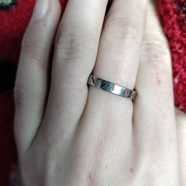 Class Ring, Graduation Gift, Name Ring for Her Graduation, Class of ...