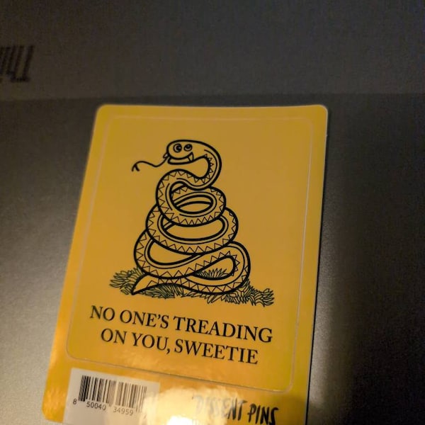 No One is Treading on You, Sweetie Sticker XL - Etsy