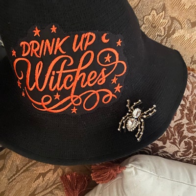 The midnight of Spring Witches Hat/witch Decor/ Gothic Decor/halloween ...