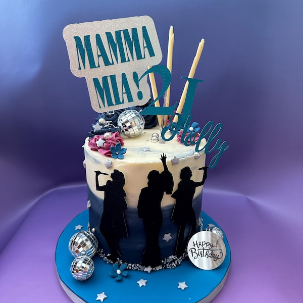 Mamma Mia Cake Topper | Custom Cake Topper | Birthday Cake Topper ...