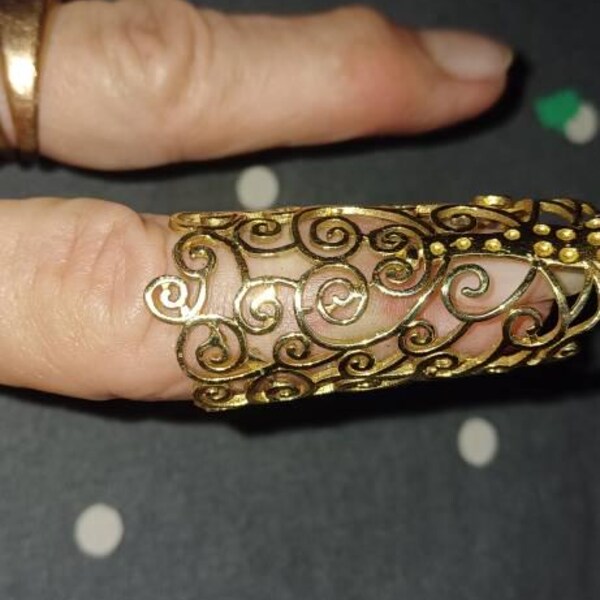 Adjustable Swan Splint Ring - Sterling Silver Swan Splint Ring - RA ...