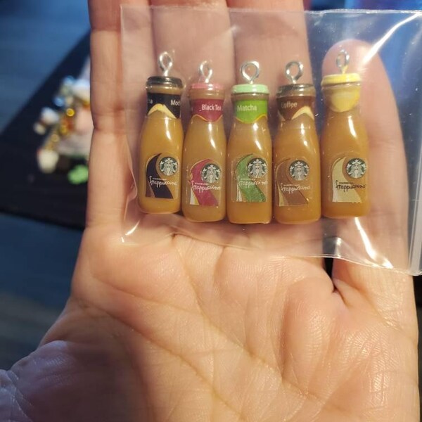 Assorted Mini Donut Resin Charms Flat Back Cabochon Packs Handmade DIY ...