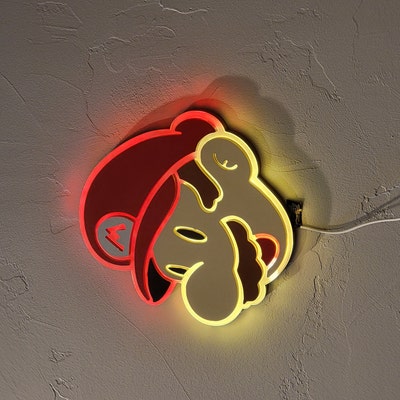 WASD Keys Edge Lit LED Sign Neon Like LED Arcade - Etsy