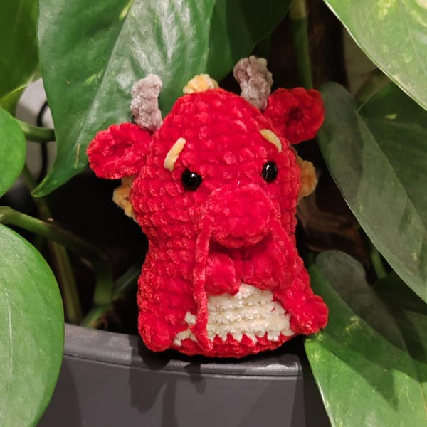 PDF Pattern: Loong the Chubby Dragon - Etsy