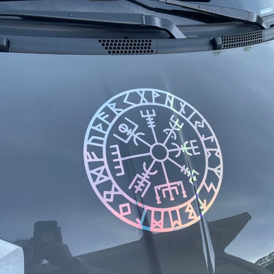 Viking Compass Decal Vegvisir Sticker Decal Car Decal Tumbler Decal ...