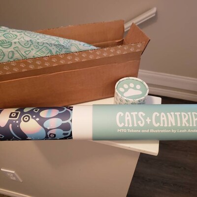 Jace Cat Playmat // Deskmat and Mousepad // Accessories for MTG - Etsy