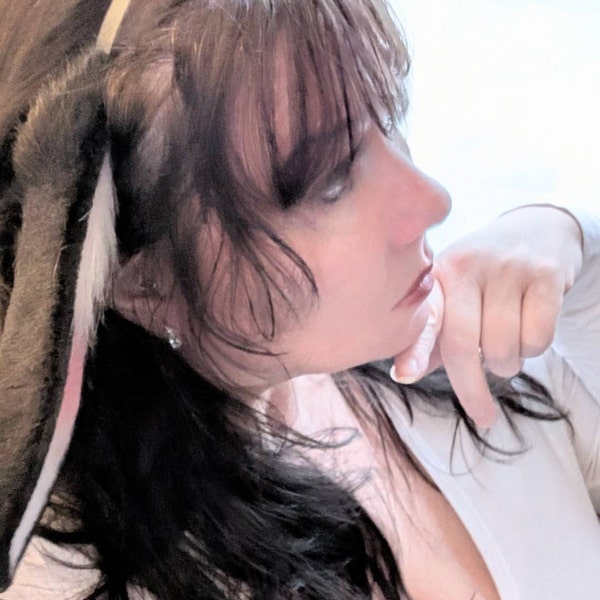 Mermaid Ears, Pink and Blue, Resin, Fish Fin Ears, Siren Ears, Merfolk ...