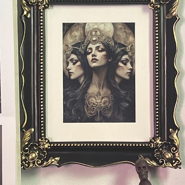 Octopus Mermaid Art Print Sea Siren Poster, Underwater Fantasy Decor ...