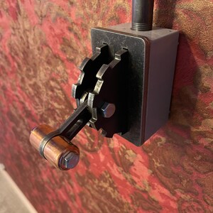 Steampunk Industrial Light Switch Cover With Lever and Copper Handle ...
