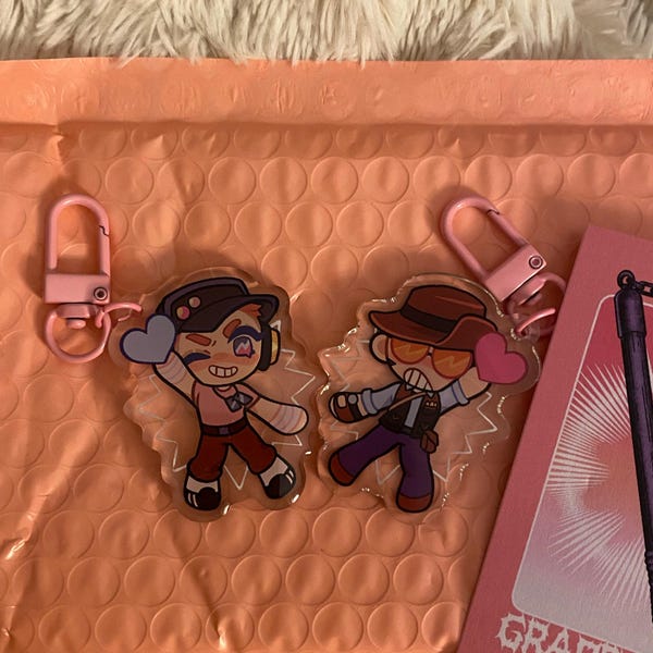 2in TF2 Mercenary Double-sided Charm (RESTOCKED!) - Etsy