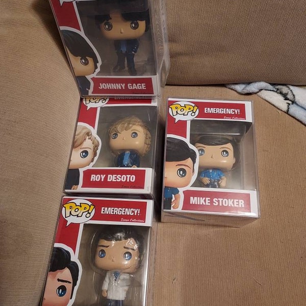 EMERGENCY Johnny Gage and Roy Desoto Custom Pop Figures - Etsy