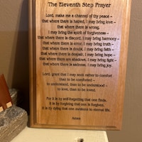 NA 3rd Step Prayer Plaque Personalized Custom Laser Engraved NA ...