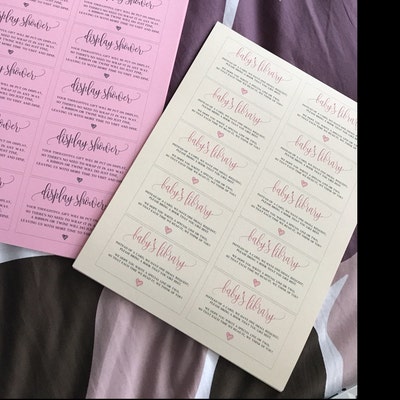 Display Shower Invitation Insert Card, Eco-friendly Gift Display Idea ...