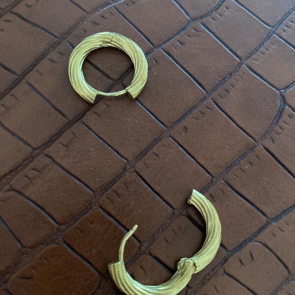 Brass Circle Macrame Ring Raw Brass Curved Himmeli Tube Round Hanging ...