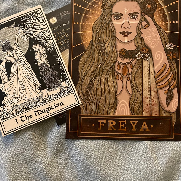FREYA A5 Art Print | Norse Pagan | Folklore | Nordic | Mythology ...