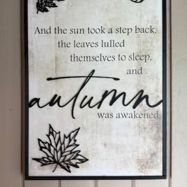 Fall Wood Sign, Fall Mantle Decor, Signs for Fall, Fall Home Decor ...