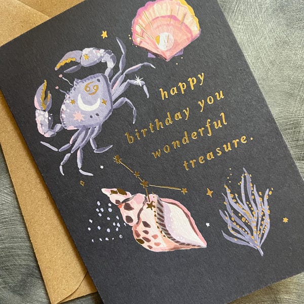 Birthday Cake Card Kitsch Birthday Card Iced Birthday Cake Card ...