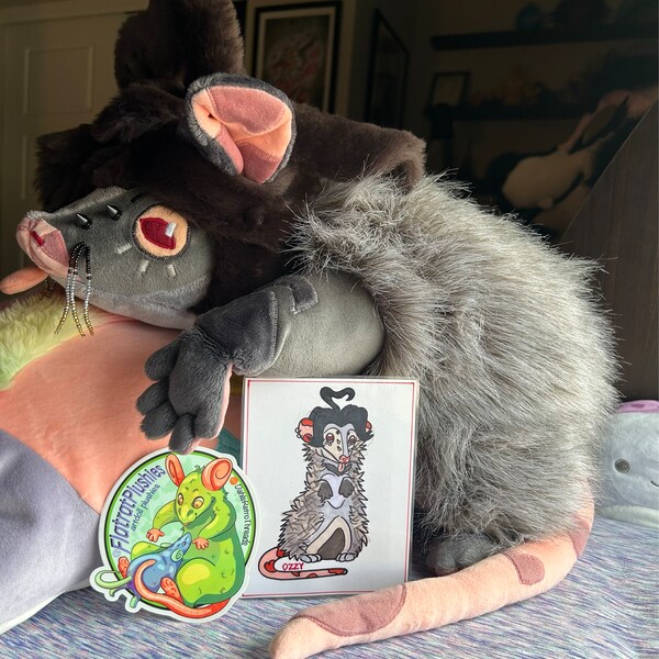 Flatrat Beanbag Rats/ Plushies - Etsy