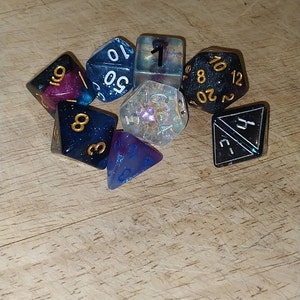 Aurora Snowcap Sharp Edge Dice Snow Dice Holo Foil Dice Holographic ...