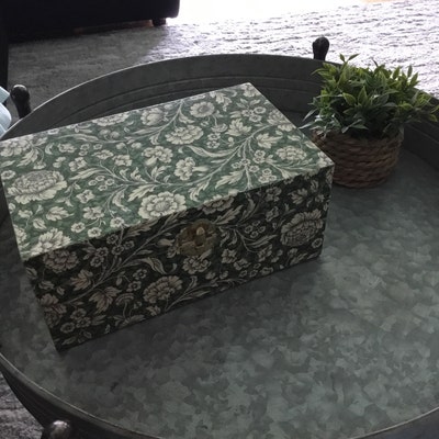 Beautiful Decoupage Wood Keepsake Box Jewelry Box Trinket - Etsy