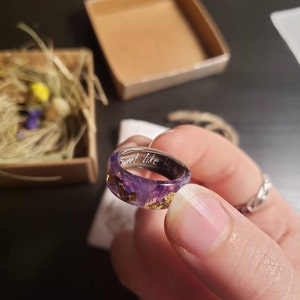 Wood Ring 5 Year Anniversary Wooden Ring Custom Wooden Ring | Etsy