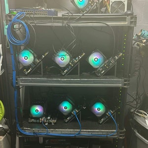 Dual Motherboard Stand for CPU Mining Lite & Full Versions 12x Screws ...