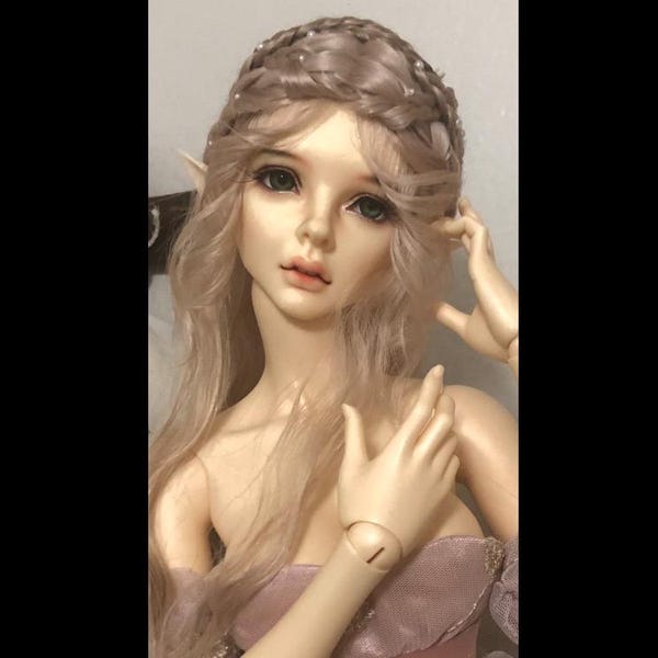 Custom Bjd Clothes,black Maid Dress for 1/4 1/3 Bjd Doll/big Girl Doll ...