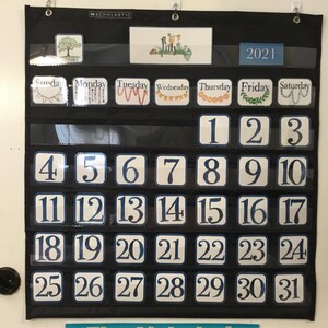 Digital Download Months Nature Themed Month Cards School | Etsy