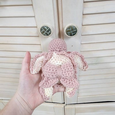 Mini Bow Turtle Crochet Pattern Valentines Day Pattern PDF Ribbon ...