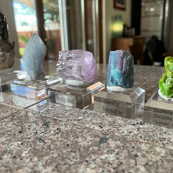 Acrylic Mineral Display Base - Mineral Specimen Acrylic Display ...