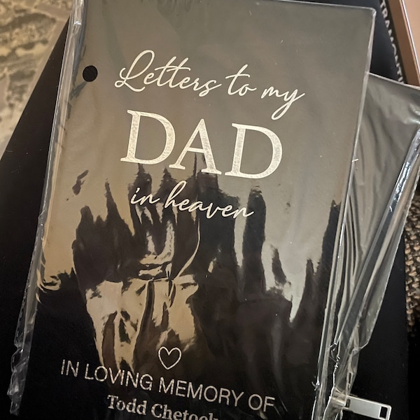 Loss of Father Grief Journal, Letters to Dad in Heaven, Loss of Father ...