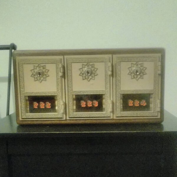 616 Original Key Type Lock With New Lock & 3 Keys US Post Office Box ...