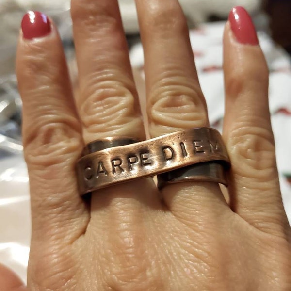 Sterling Silver Two Finger Ring - Etsy