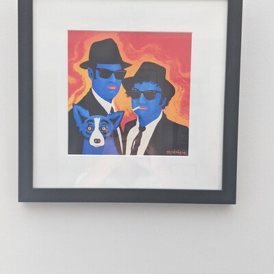 George Rodrigue Blue Dog Absolut Vodka Print Ad absolut Rodrigue matted ...