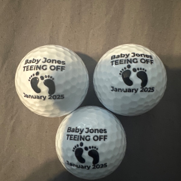 Baby/birth/ Golf Ball, Pregnancy Announcement/gender Reveal ...