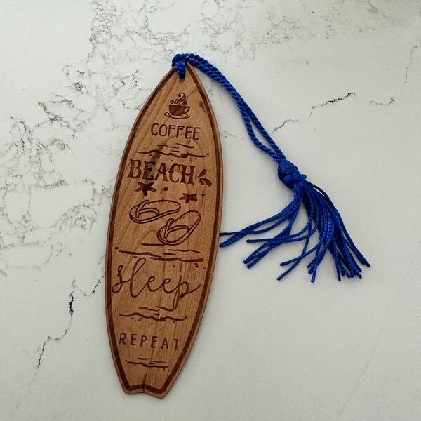 Sea Turtle Surfboard Bookmark, Sea Turtle Bookmark, Surfboard Bookmark ...