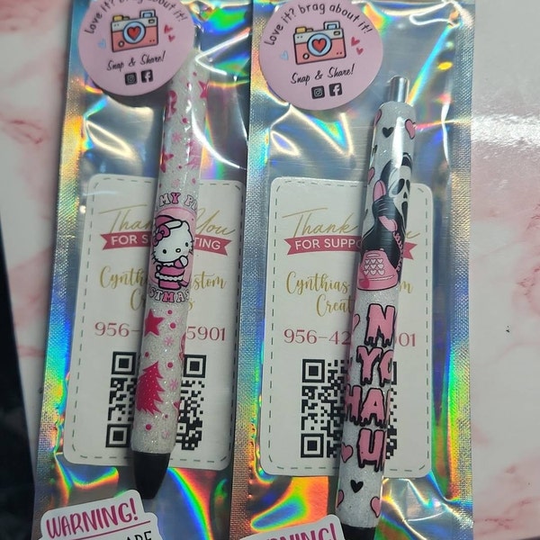 Updated PW New Stock Uv Dtf Sticker Pen Wrap Please Read Description ...