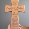 Wooden Wedding Cross Personalized | Personalized Wooden Cross | Wedding ...