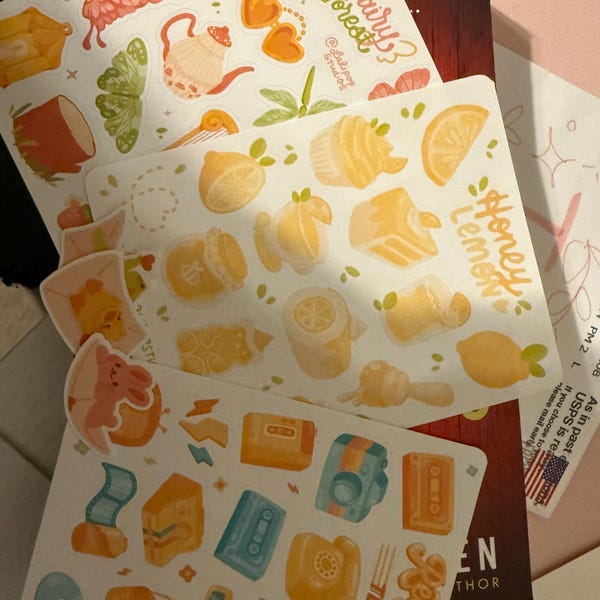 Fairy Forest Sticker Sheet | Aesthetic Fairycore Stickers, Bullet ...